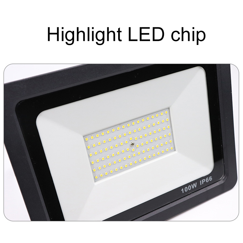 PROJECTOR SLIM 10W 3000K LUMILIGHT BRANCO 800LM IP65