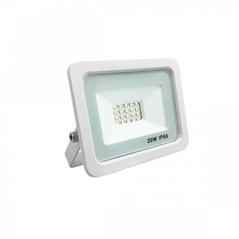 PROJECTOR SLIM 10W 3000K LUMILIGHT BRANCO 800LM IP65